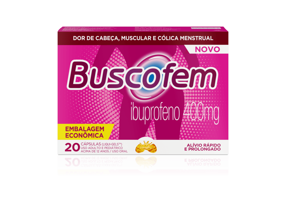 Buscofem 400mg Caixa 20 Capsulas